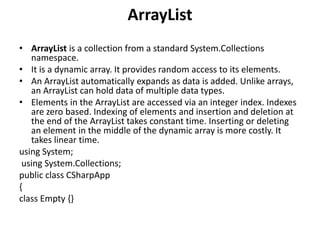 Collection | PPTX | Programming Languages | Computing