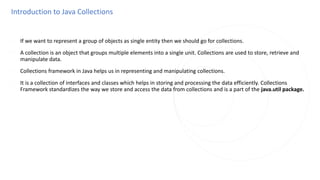 Collection in java to store multiple values.pptx | Databases | Computer Software and Applications