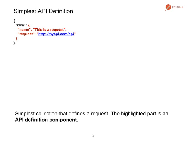 Postman Collection Format v2.0 (pre-draft) | PPTX