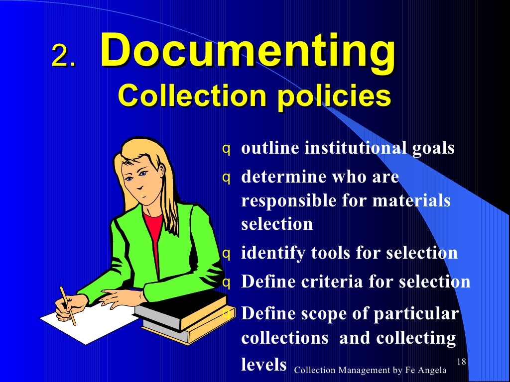 Establishing a Collection Management Program