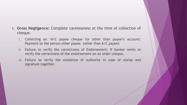 Collection of cheque chapter 2 | PPT