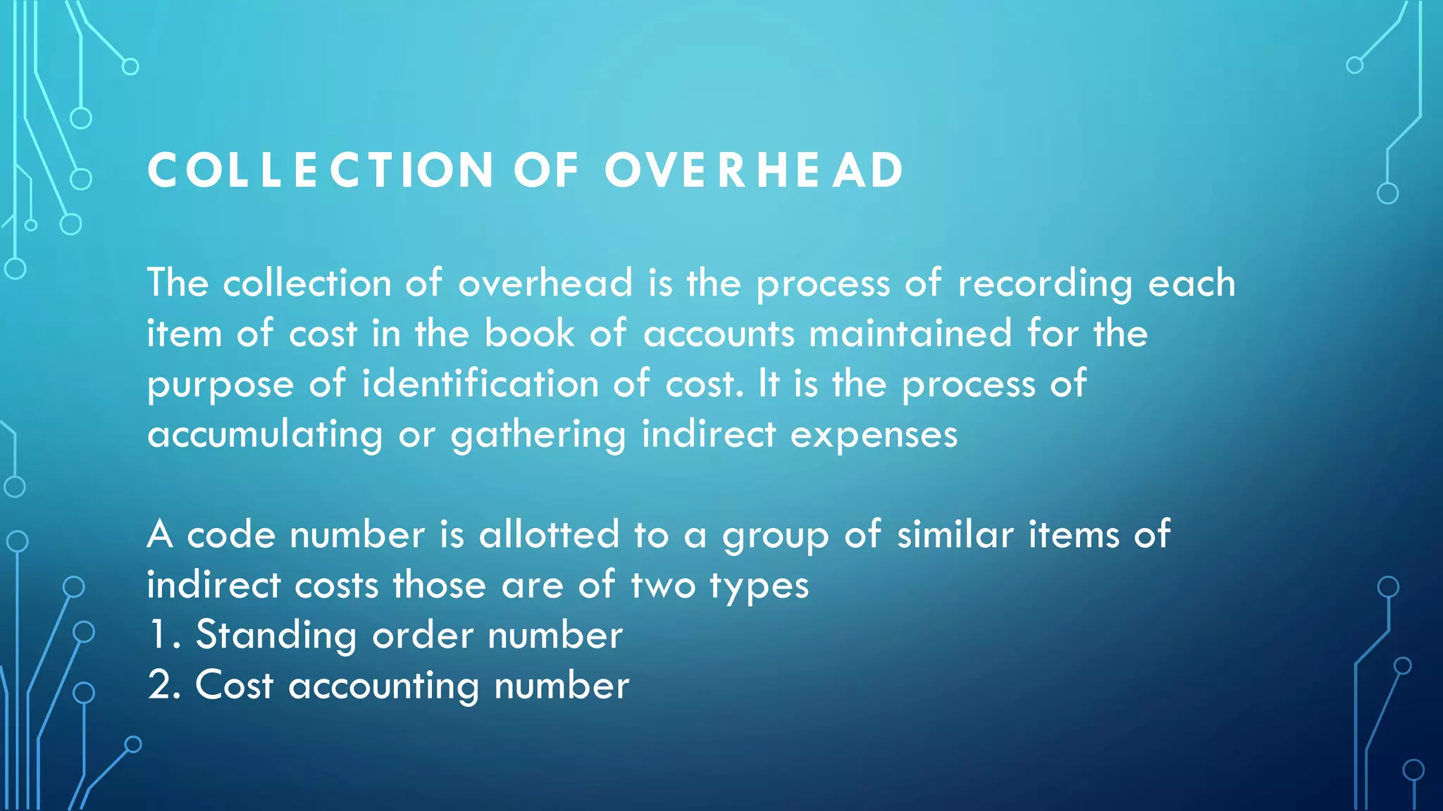 Overhead cost control | PPT | Free Download