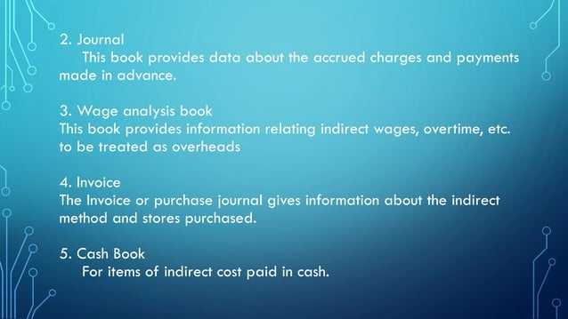 Overhead cost control | PPT | Free Download
