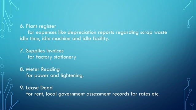 Overhead cost control | PPT | Free Download