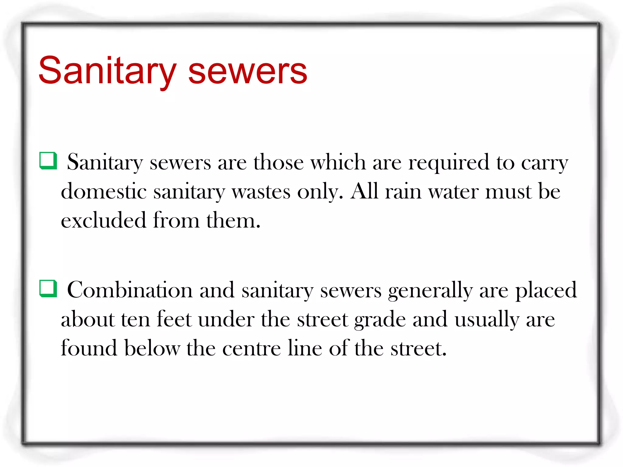 Collection and estimation of sewage | PPTX