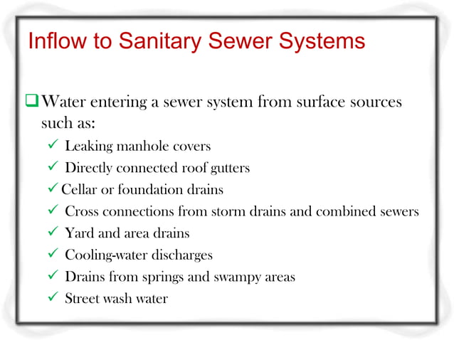 Collection and estimation of sewage | PPTX