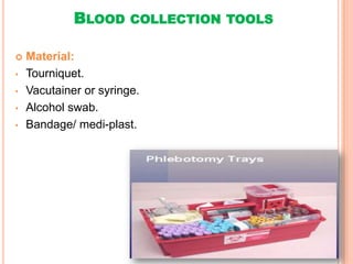 Collection and handling of blood | PPSX