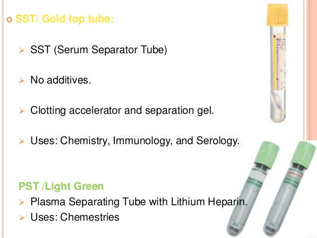Gold Tube Phlebotomy