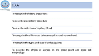 An overview on collection and handling of blood | PPTX