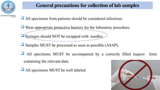 An overview on collection and handling of blood | PPTX