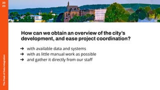 Collection and Integration of Project Dara for Visualization and ...