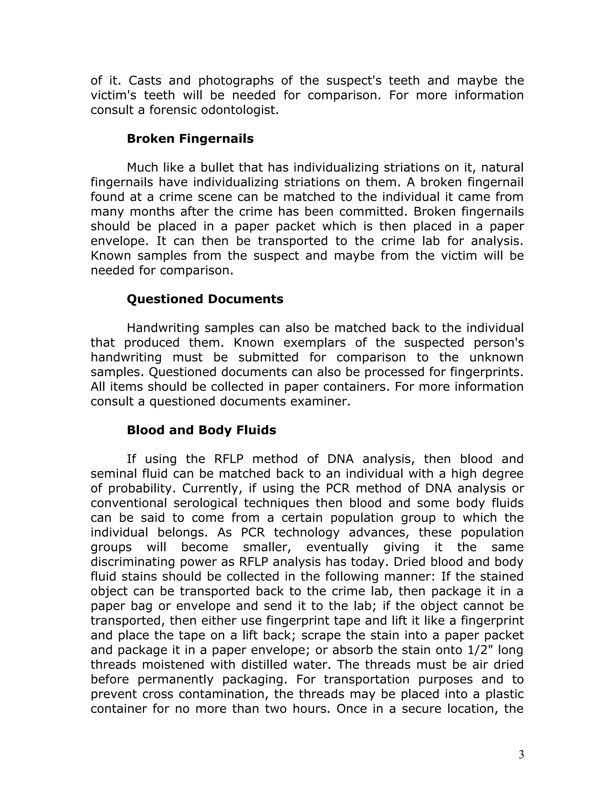 Collection and preservation of evidence3 | DOC