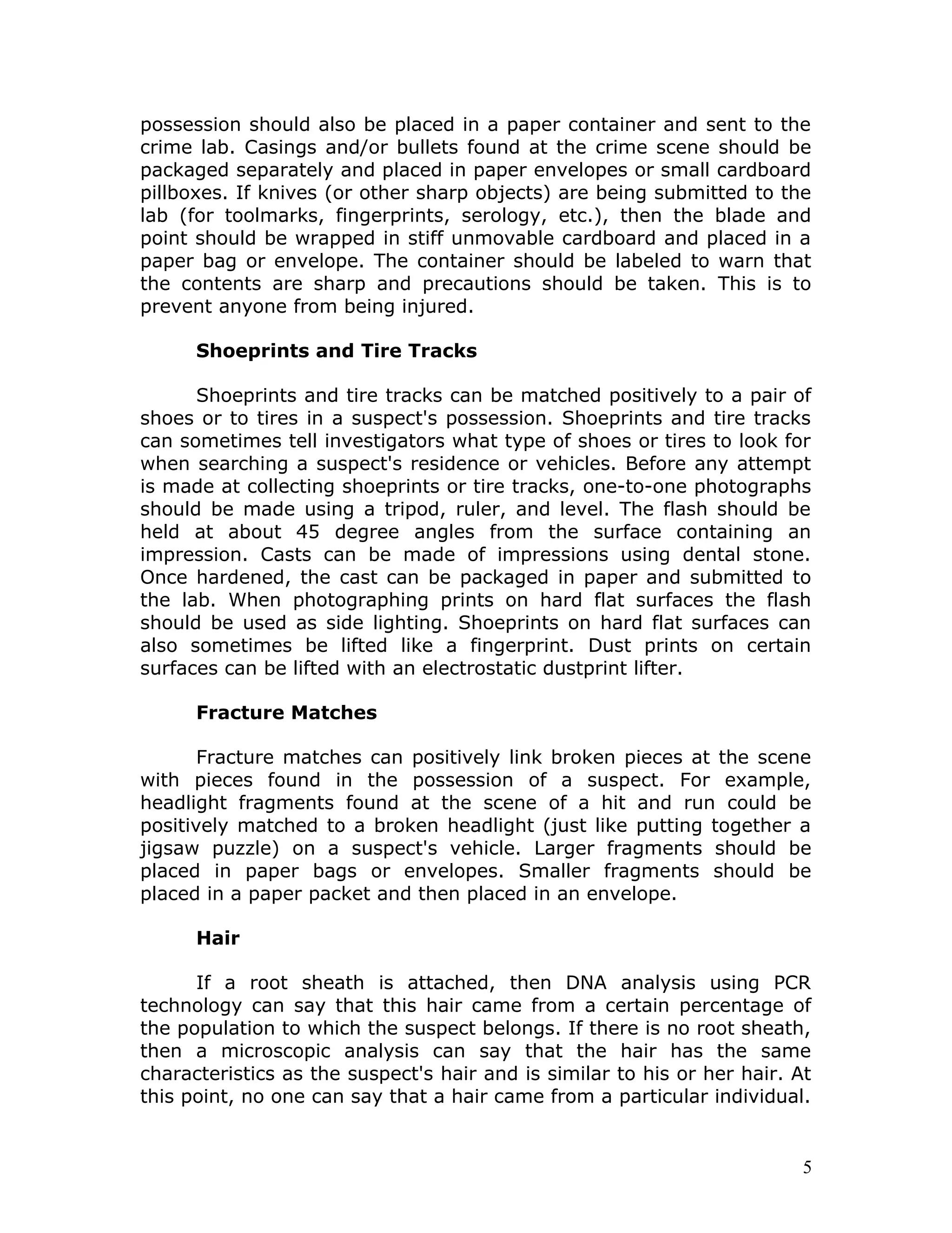 Collection and preservation of evidence3 | DOC