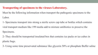 collection and preservation of virus.pptx