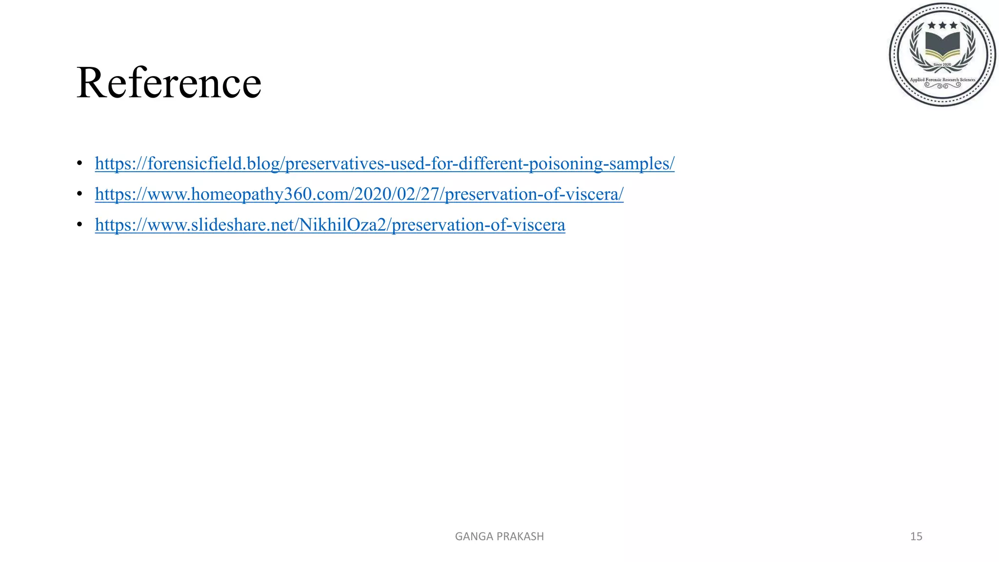 Collection and preservation of viscera for poison | PPTX