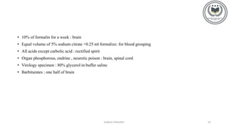 Collection and preservation of viscera for poison | PPTX