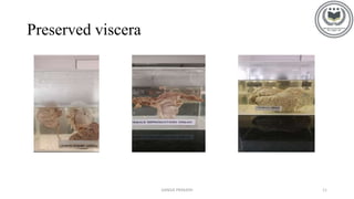 Collection and preservation of viscera for poison | PPTX