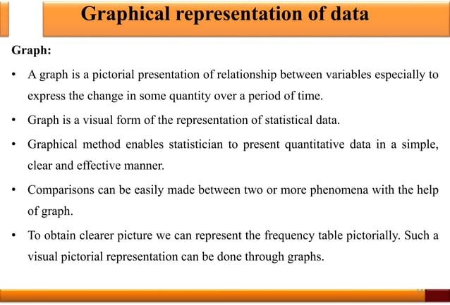 Tabular and Graphical Representation of Data | PPTX | Technology ...