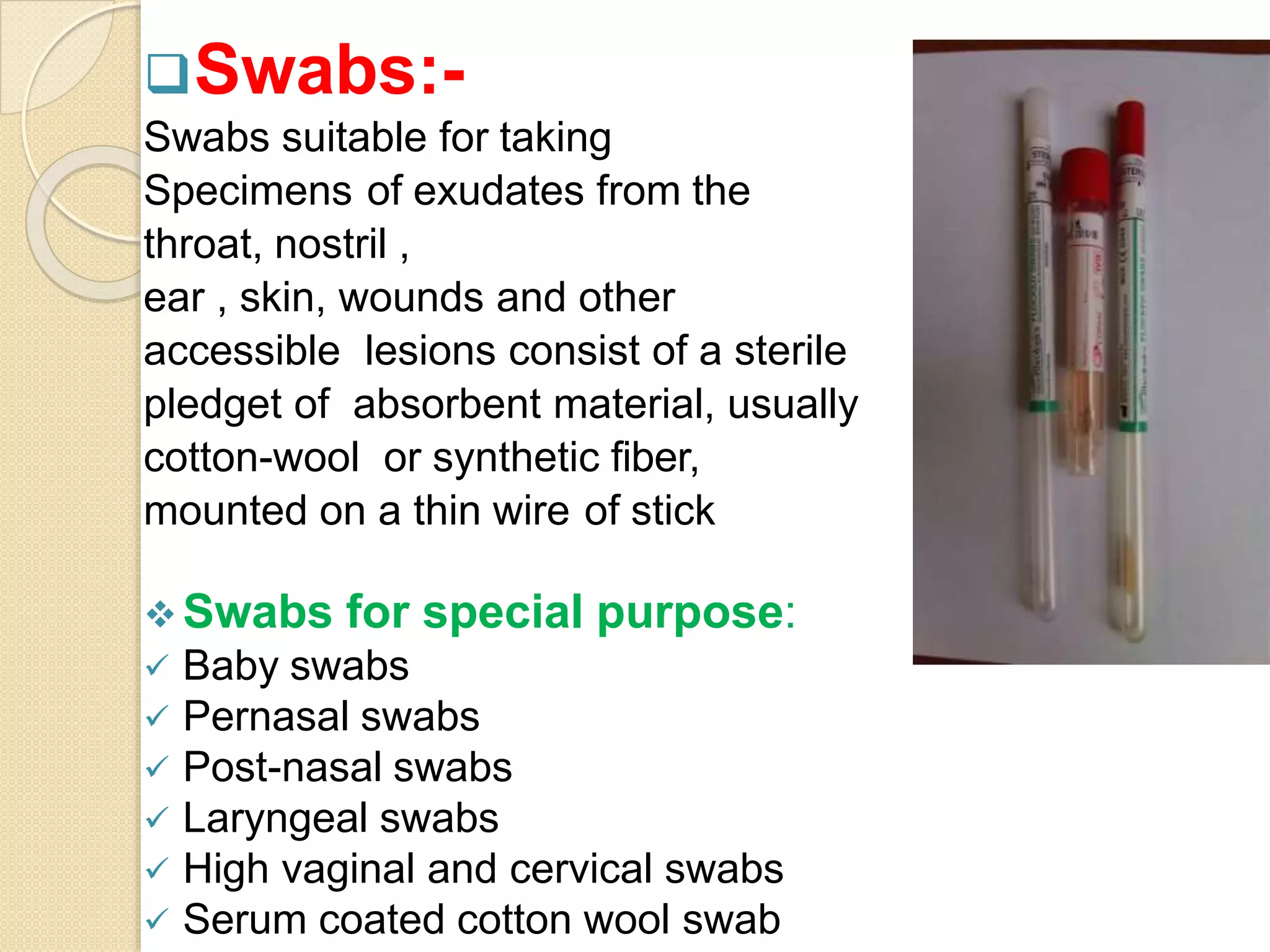 specimen collection and transport | PPTX