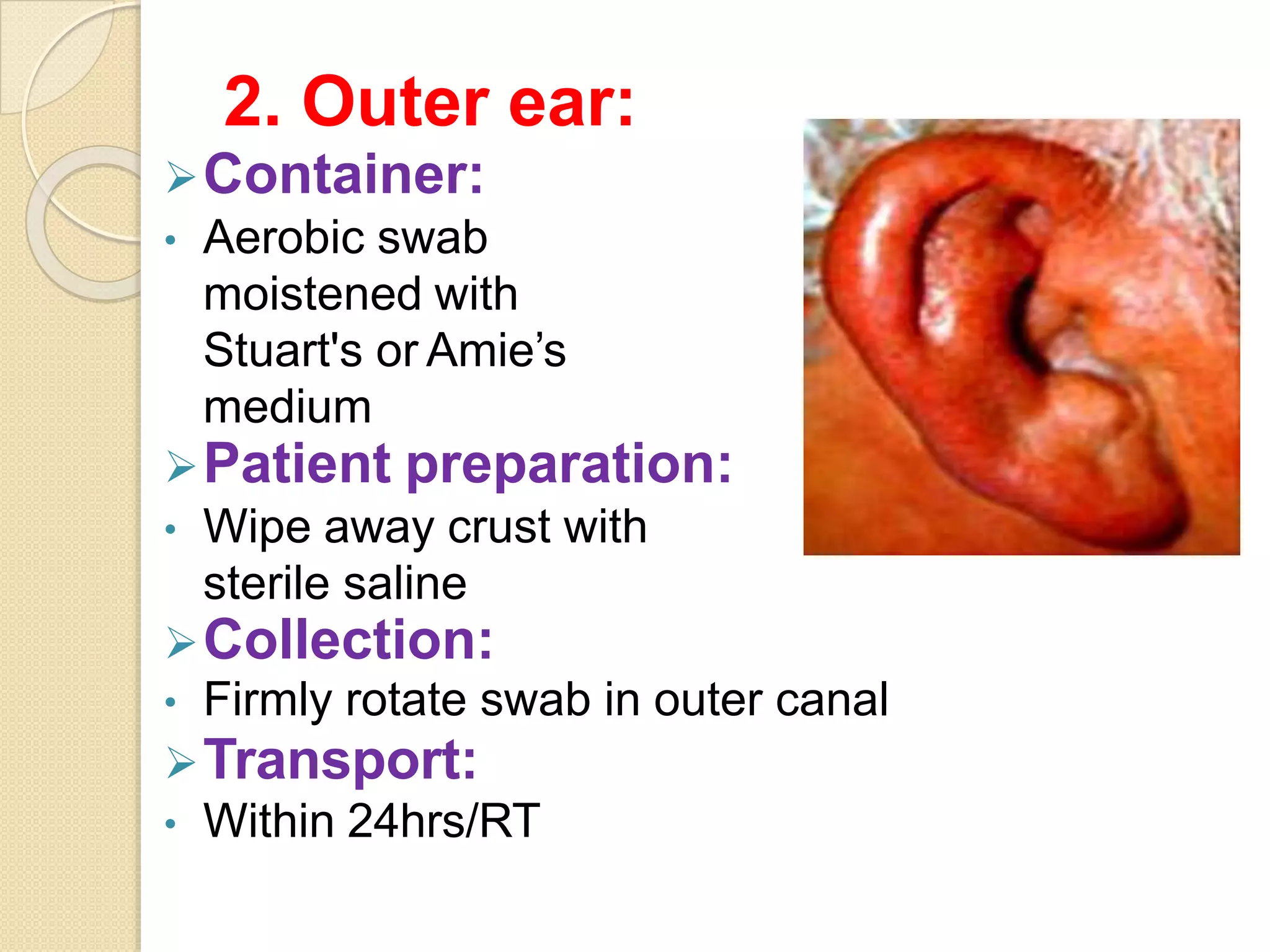 specimen collection and transport | PPTX