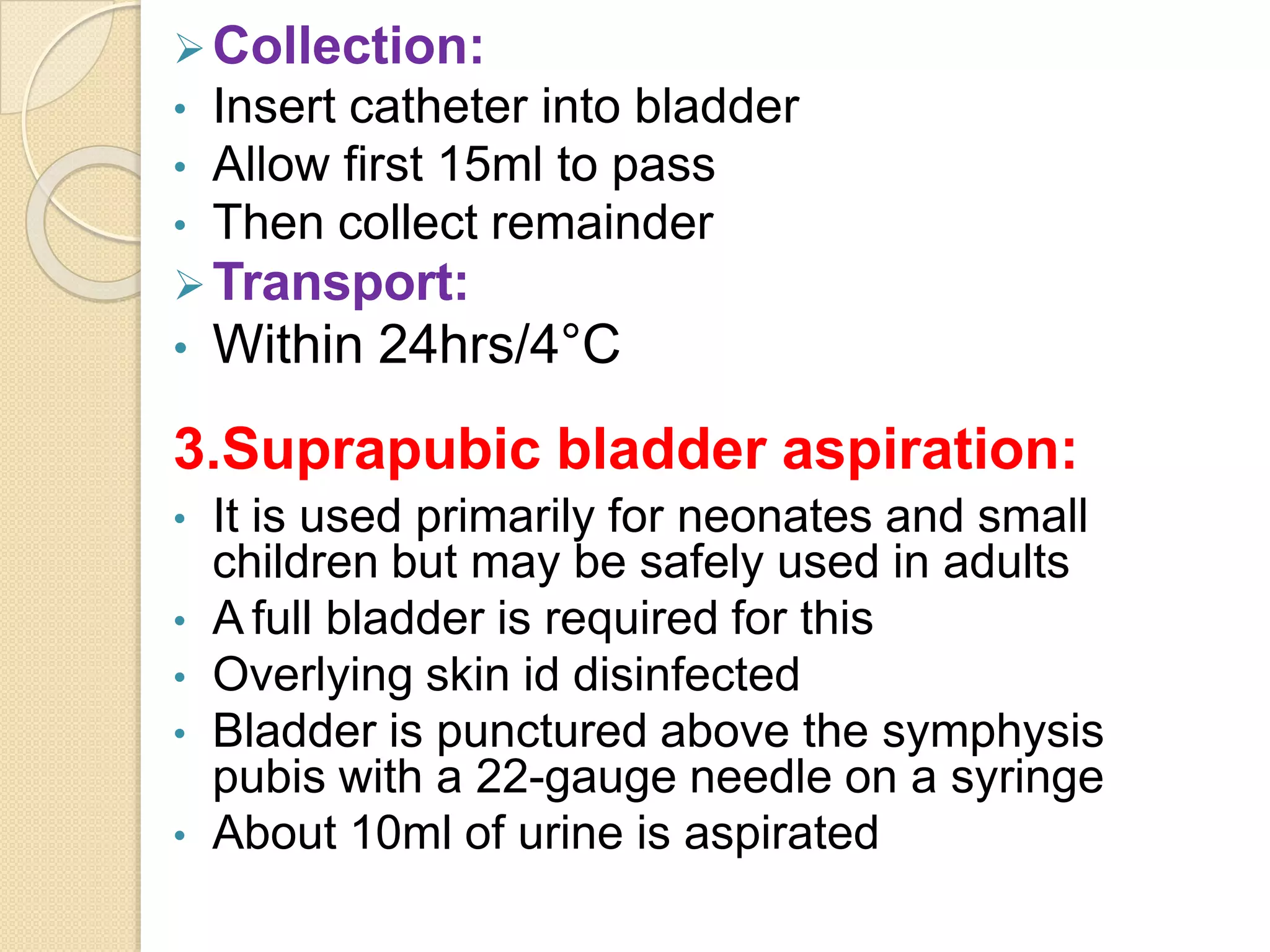 specimen collection and transport | PPTX
