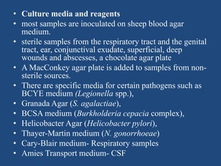 Collection and transport of clinical samples | PPTX