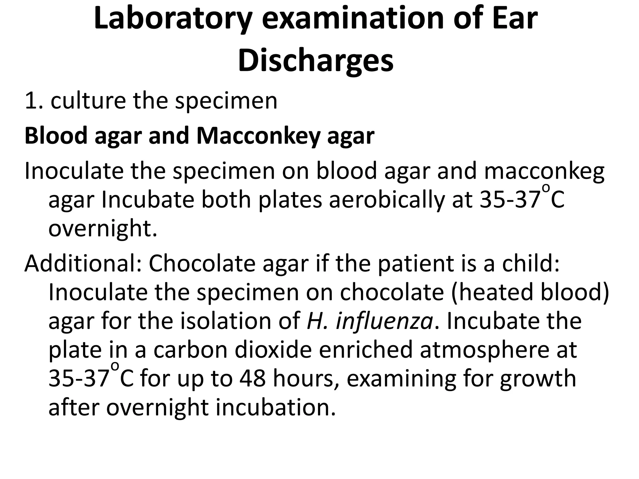 Collection and transport of ear discharges | PPTX