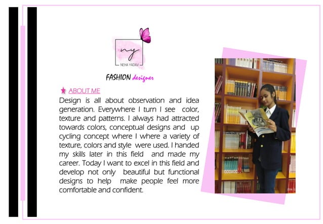 Neha Yadav, Diploma Fashion Design Second Year, (How to Design for ...