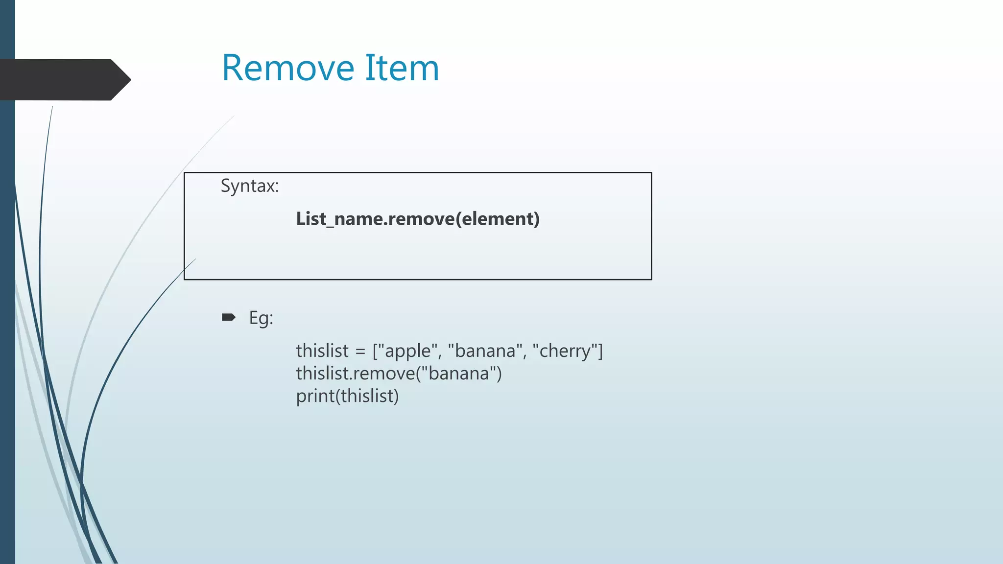 Python Collection Datatypes Ppt