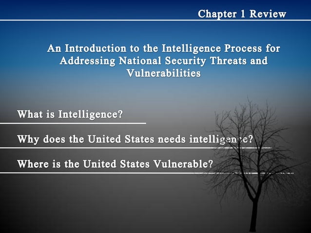 Collection Disciplines and 2010 National Security Strategy | PPT