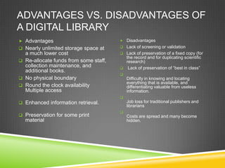Collection development in digital libraries | PPTX