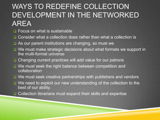 Collection development in digital libraries | PPTX