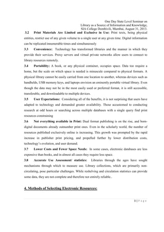 Collection development of e-resources | PDF