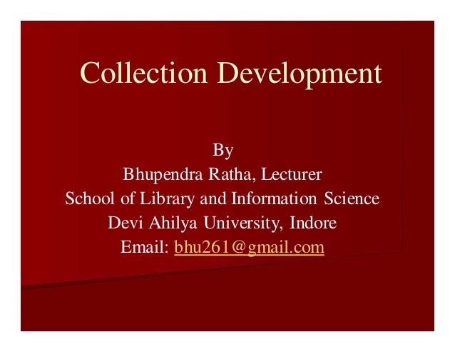 Collection development pdf converted | DOCX