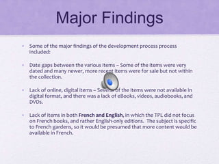 Collection development presentation (weeding) | PPTX | Landscaping ...