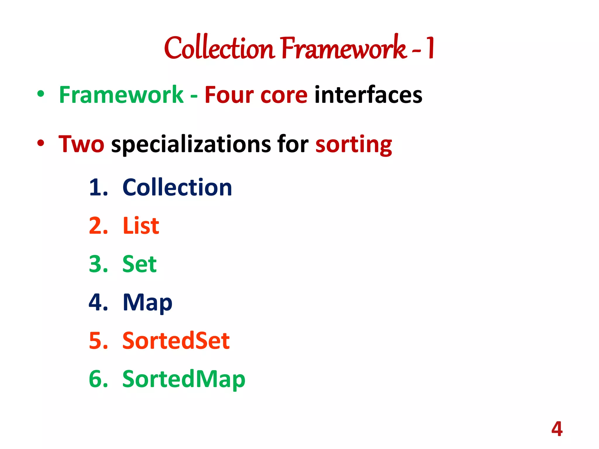 Collection framework | PPT