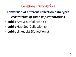 Collection framework | PPT