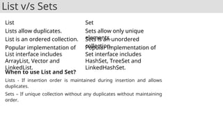 Collection Framework.power point presentation....... | PPT