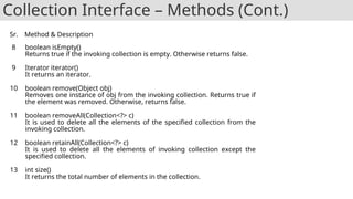 Collection Framework.power point presentation....... | PPT