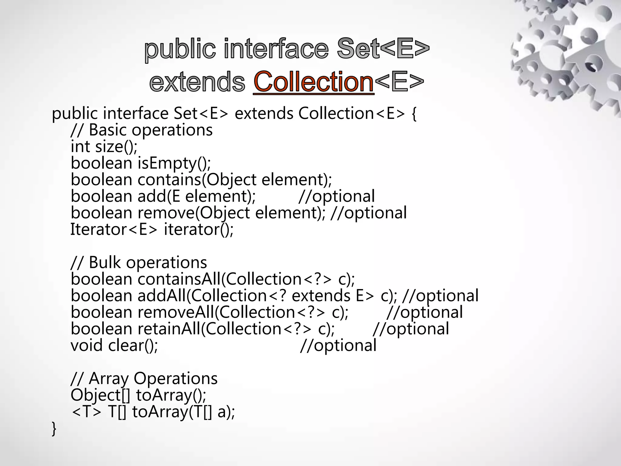 Collection framework | PPT | Programming Languages | Computing
