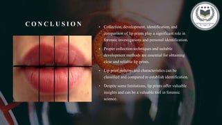 Collection, Identification & Comparison of Lip prints | PPTX