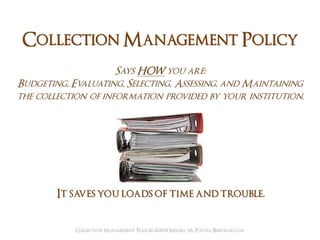 Collection management policies pci | PPT