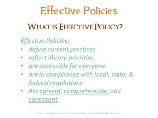 Collection management policies pci | PPT