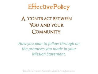 Collection management policies pci | PPT