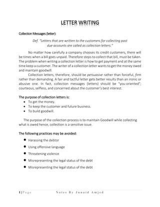 Collection messages | PDF