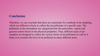 Collection of Air Sample and Analysis.pdf