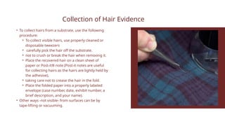 COLLECTION OF BIOLOGICAL EVIDENCES in Forensic Science.pptx