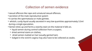 COLLECTION OF BIOLOGICAL EVIDENCES in Forensic Science.pptx