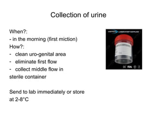 Collection of biological specimens for microbiology tests | PPT