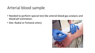 Collection of blood Sample - physiology practical | PPTX